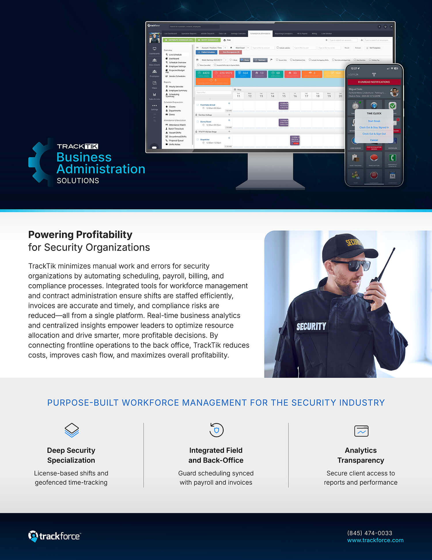 Business Administration Solution Brief - TrackTik.com